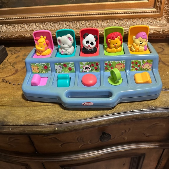 Playskool | Toys | Playskool Vintage Poppin Pals Jungle Animals Pop Up ...